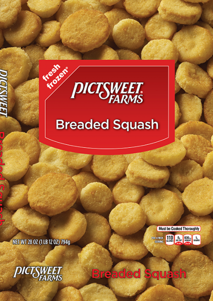 Breaded Squash - Clear Bag - Vegetables - PictSweet Farms